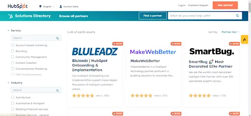 Top 25 HubSpot Agency Partners and B2B Marketplaces